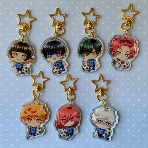 Unofficial Blue Lock Keychains - Etsy