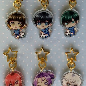 Unofficial Blue Lock Keychains - Etsy