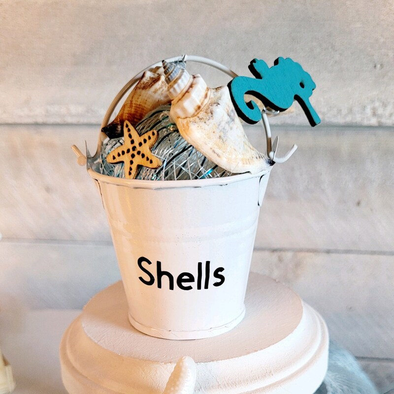 Beach Bucket Decor - Etsy