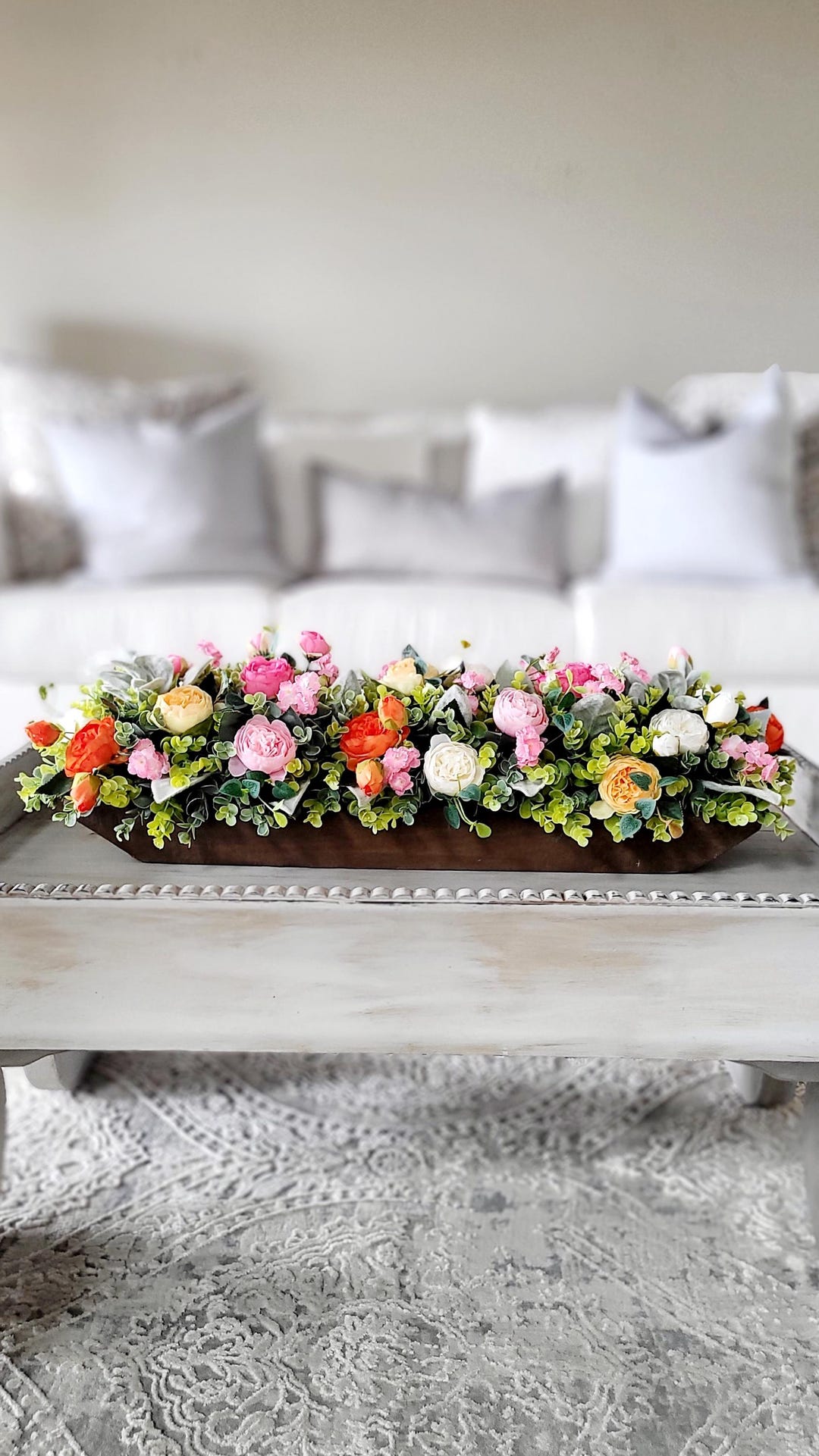 Spring Flower Easter Flower Arrangement Easter Gift Idea Hostess Gift ...