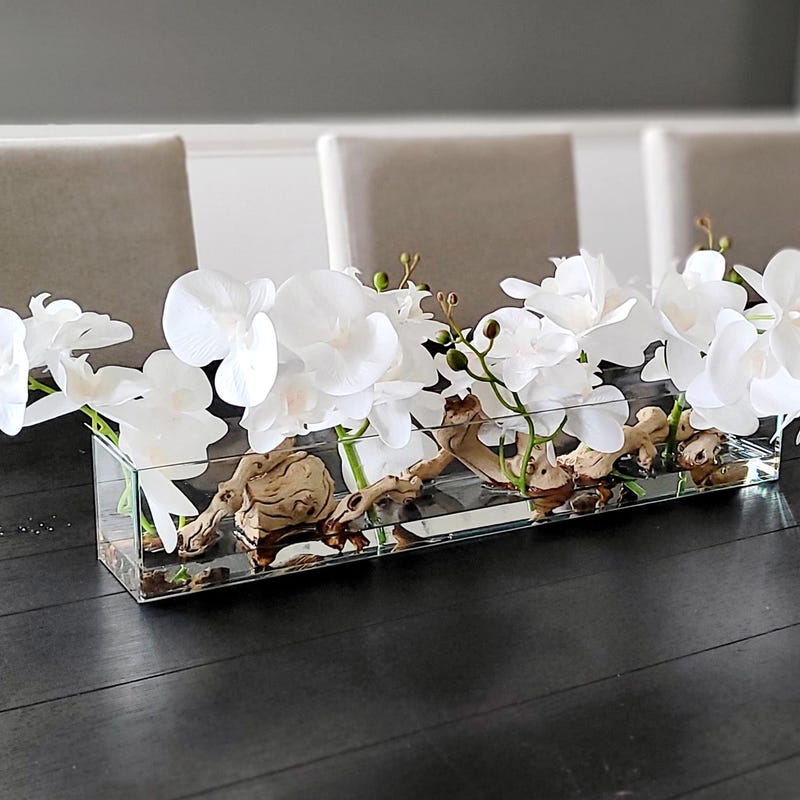Long Modern Table Art - Etsy