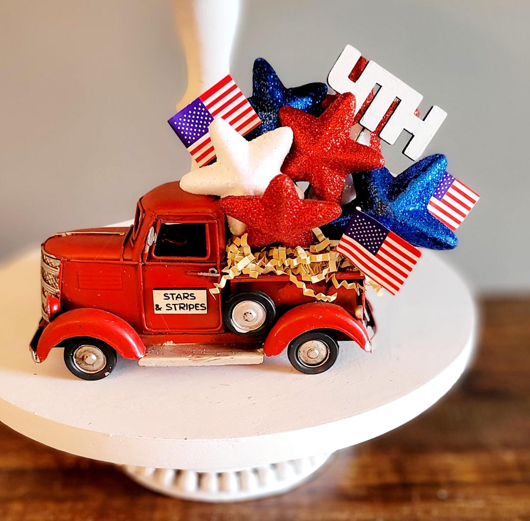 Fourth of July Tier Tray Decor Labor Day Tier Decor Americana Home ...