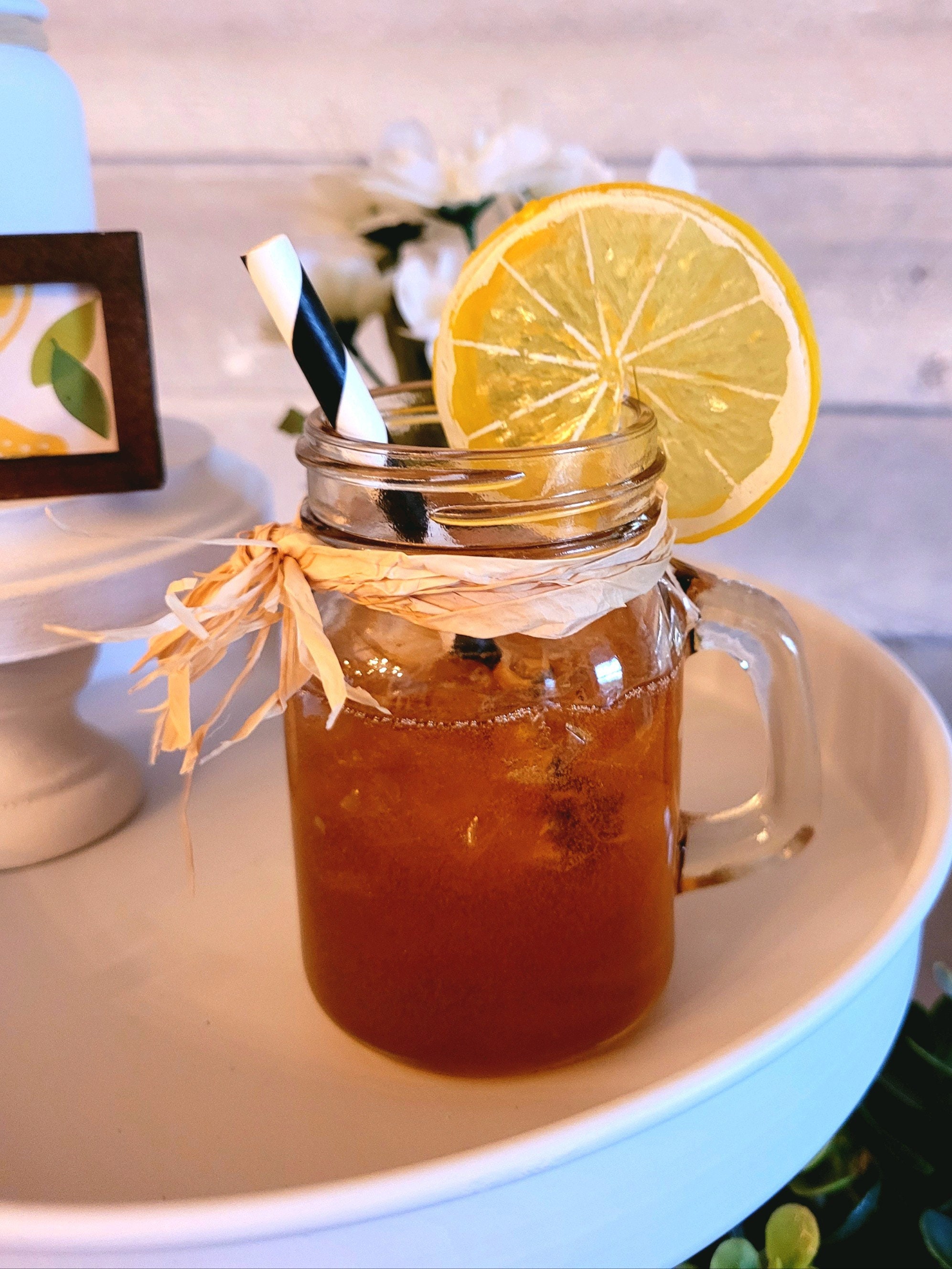 Mini Iced Tea Tiered Tray Decorfake Iced Tea for Tier Trayfaux Iced ...