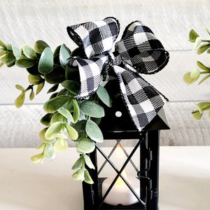 Mini Tea Light Lantern Tiered Tray Decor Mini Lantern for Tiered Tray ...