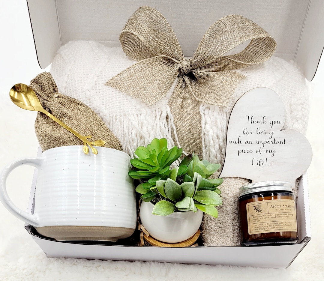 Wellness Gift Box Best Friend Custom Gift Basket Mom Personalized Gift ...