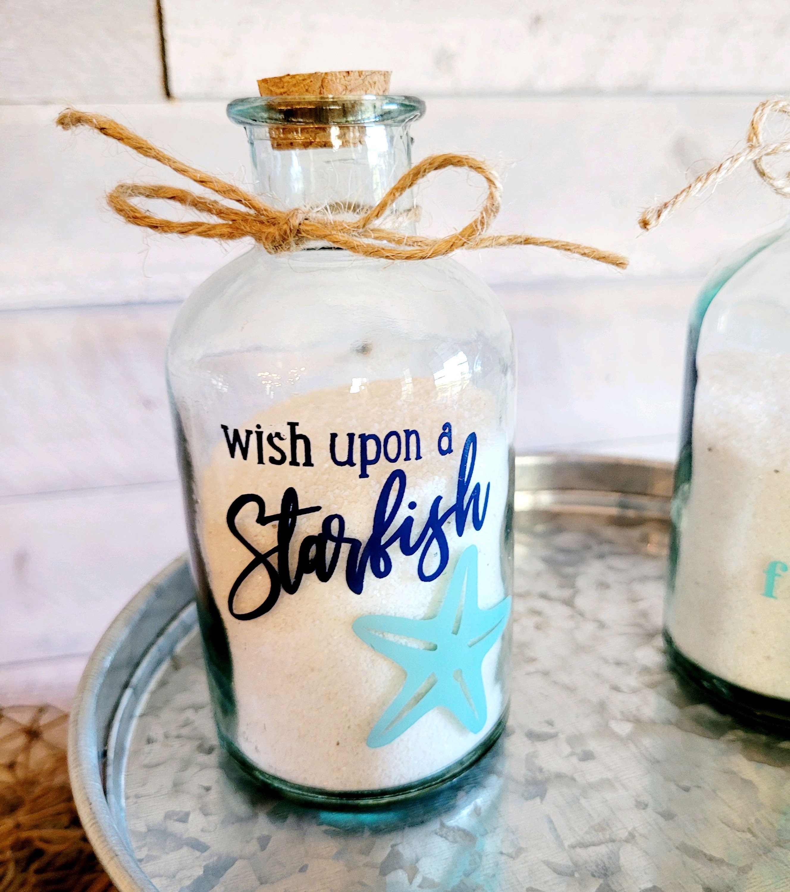 Mini Ocean Sand Bottle Tiered Tray Decormini Sand Jar for - Etsy