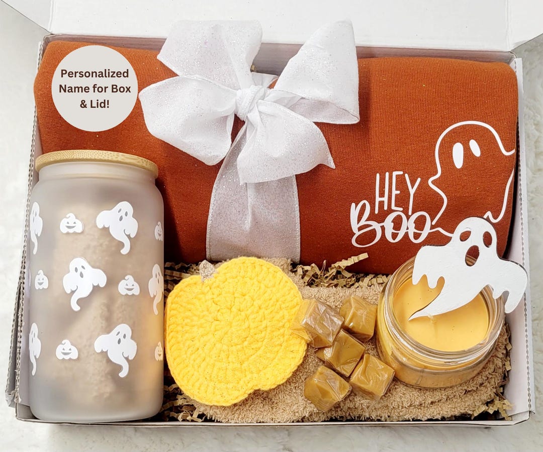 Fall Gift Box Boo Box Girlfriend Gift Box Fall Gift Basket Cozy Gift ...