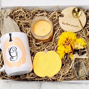 Fall Gift Box Autumn Decor Fall Mug Best Friend Gift Box Halloween Gift ...