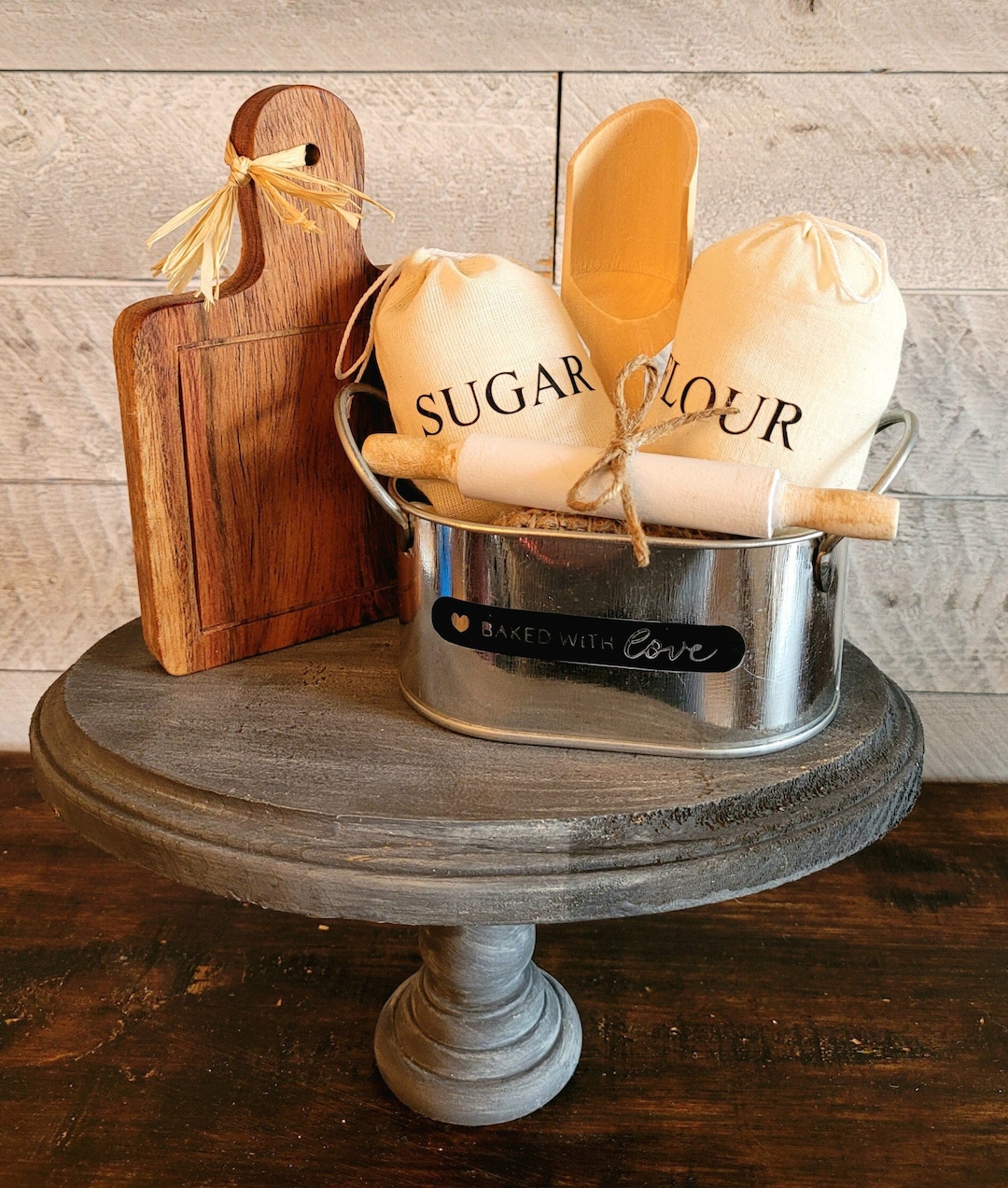 Mini Baking Tiered Tray Decormini Baked With Love for Tiered Traymini ...