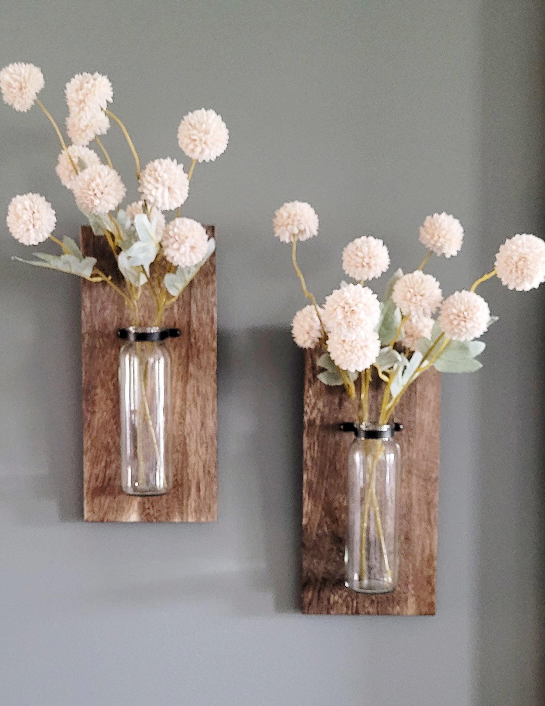 Sconce Wall Decor Farmhouse Wall Decor Rustic Candle Holder Minimalist ...