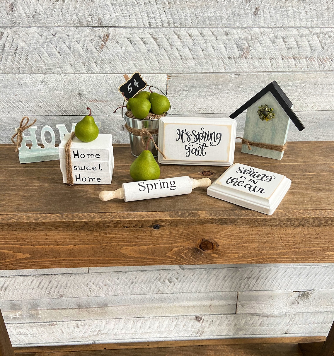 Spring Tiered Tray Decor Tiered Tray Kit Farmhouse Tiered | Etsy