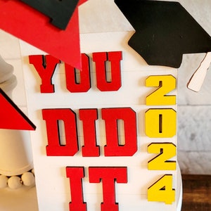 Graduation 2024 Tier Tray Decor 2024 Grad Keepsake High-school Grad ...