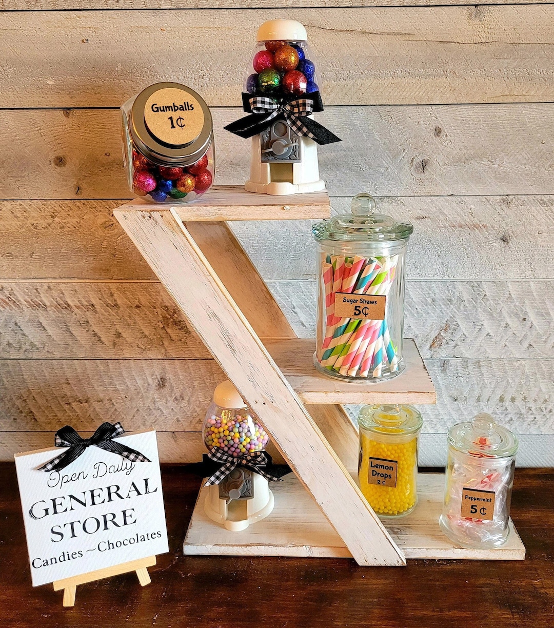 Mini Candy Jars Tiered Tray Decormini Fake Candy for Tier Traycandy ...