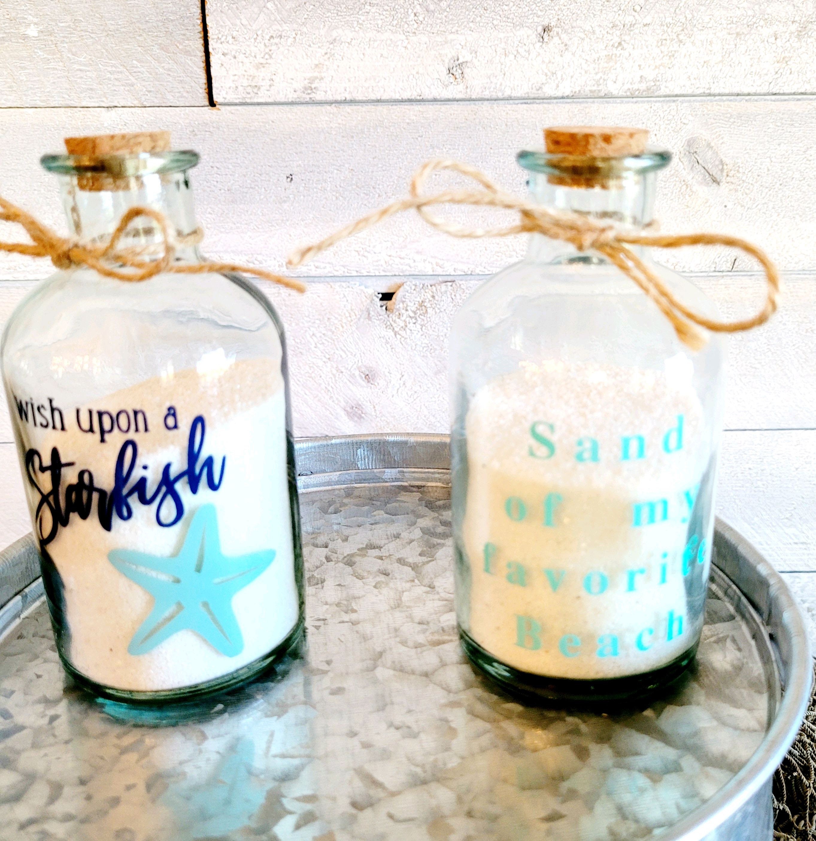 Mini Ocean Sand Bottle Tiered Tray Decormini Sand Jar for - Etsy