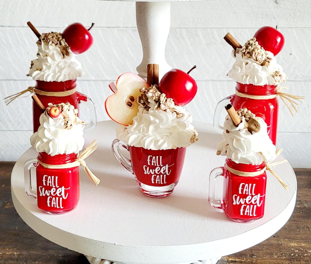 Fall Tiered Tray Decor Fall Decor Fall Tiered Tray Laser Fall Apple ...