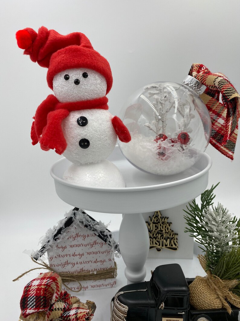 Christmas Tiered Tray Decor Farm Fresh Trees Tray Kit - Etsy