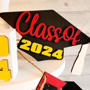 Graduation 2024 Tier Tray Decor 2024 Grad Keepsake High-school Grad ...