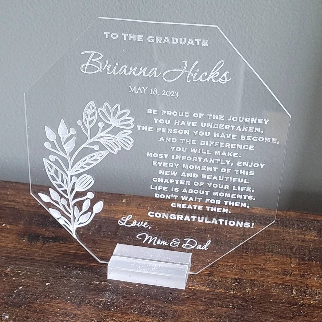 Personalized Graduation Gift Custom Grad Gift for Graduation ...