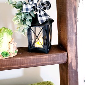 Mini Tea Light Lantern Tiered Tray Decor Mini Lantern for Tiered Tray ...