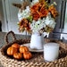 Fall Flower Centerpiece for Dining Table Fall Arrangement Farmhouse ...