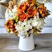 Fall Flower Centerpiece for Dining Table Fall Arrangement Farmhouse ...
