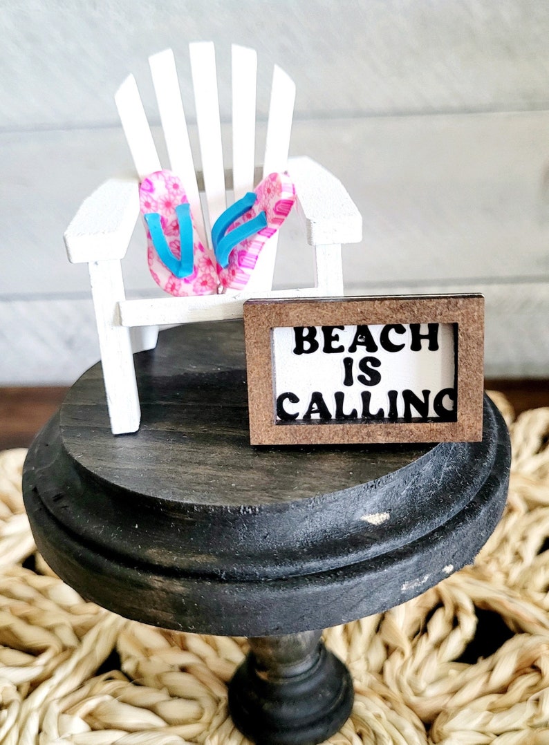 Mini Beach Chair for Tiered Traymini Adirondackbeach Theme Tiered ...