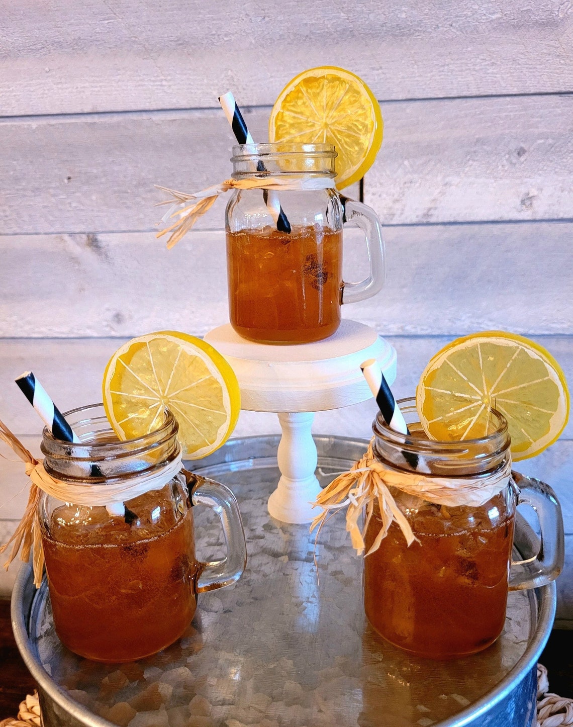 Mini Iced Tea Tiered Tray Decorfake Iced Tea for Tier Trayfaux Iced ...