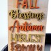 Fall Tier Tray Decor Pumpkin Spice Coffee Topper Fall Decor Fall Banner ...
