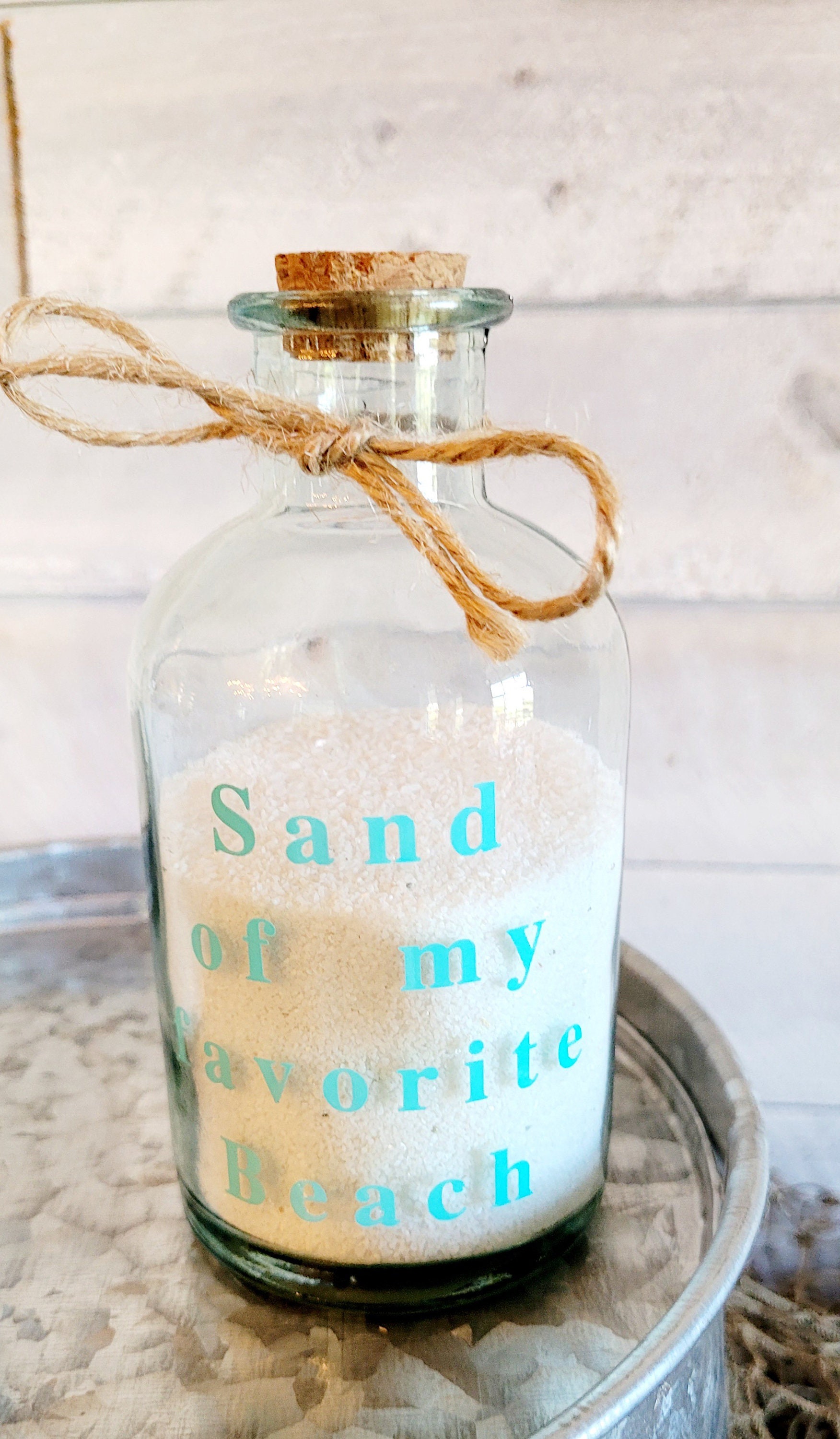 Mini Ocean Sand Bottle Tiered Tray Decormini Sand Jar for - Etsy