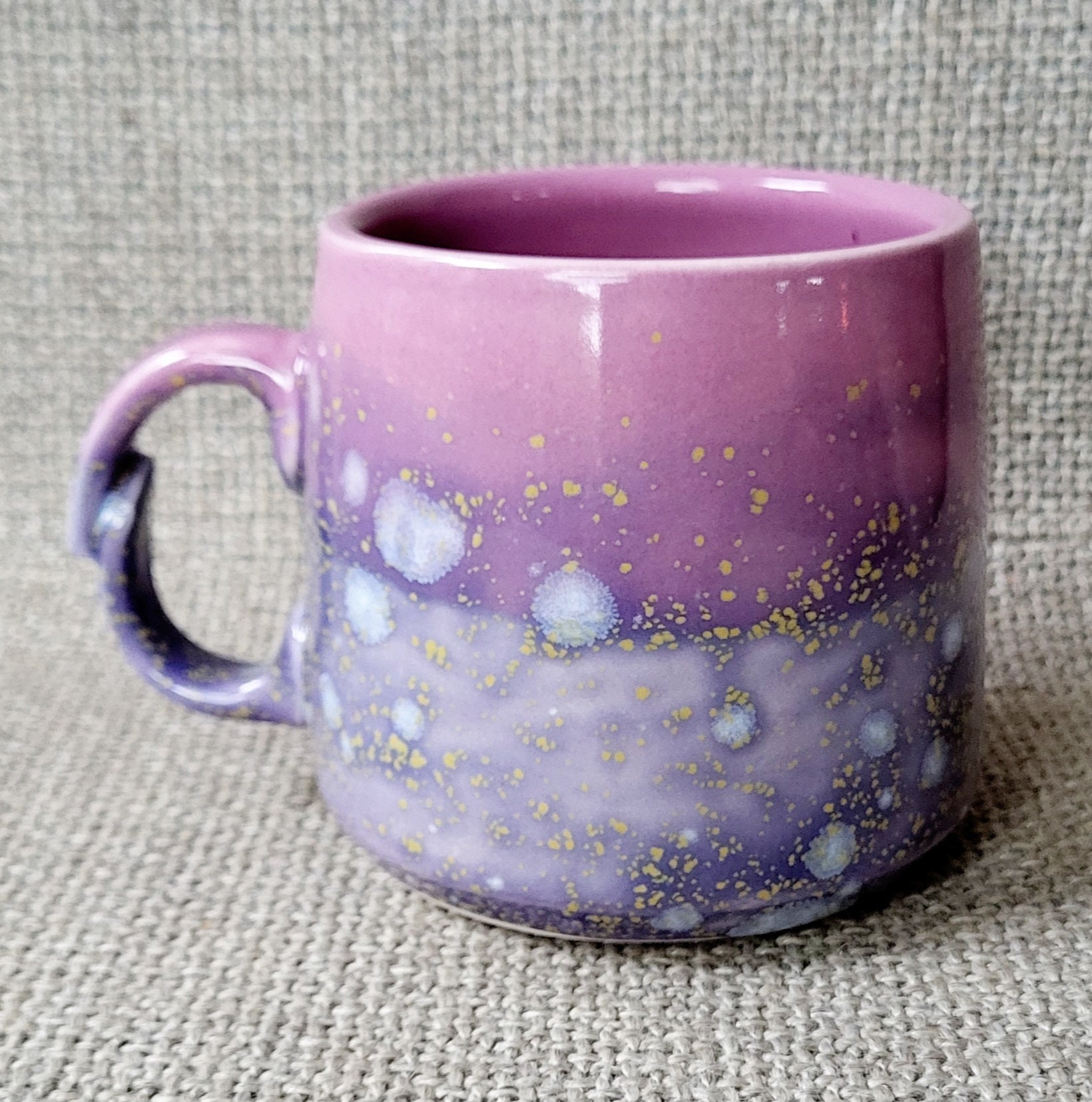 Purple Galaxy Mug - Etsy