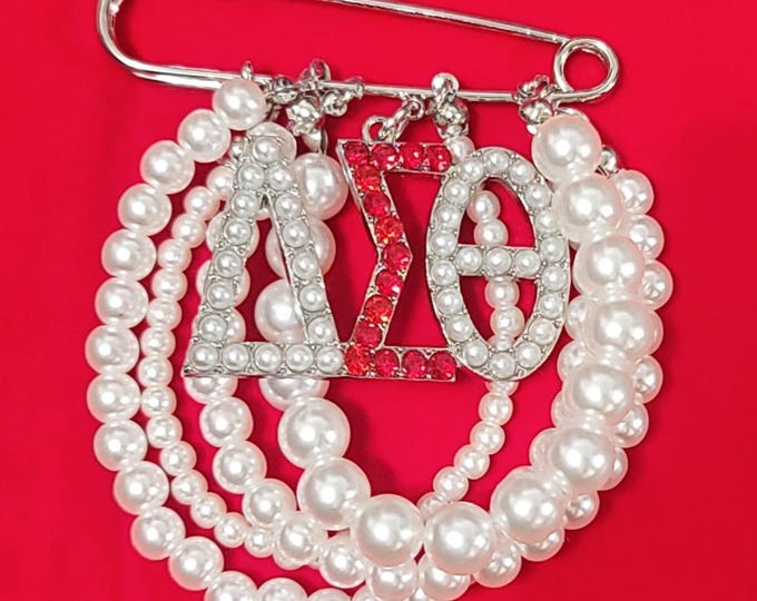 Delta Sigma Theta ΔΣΘ Sorority Brooch - Etsy