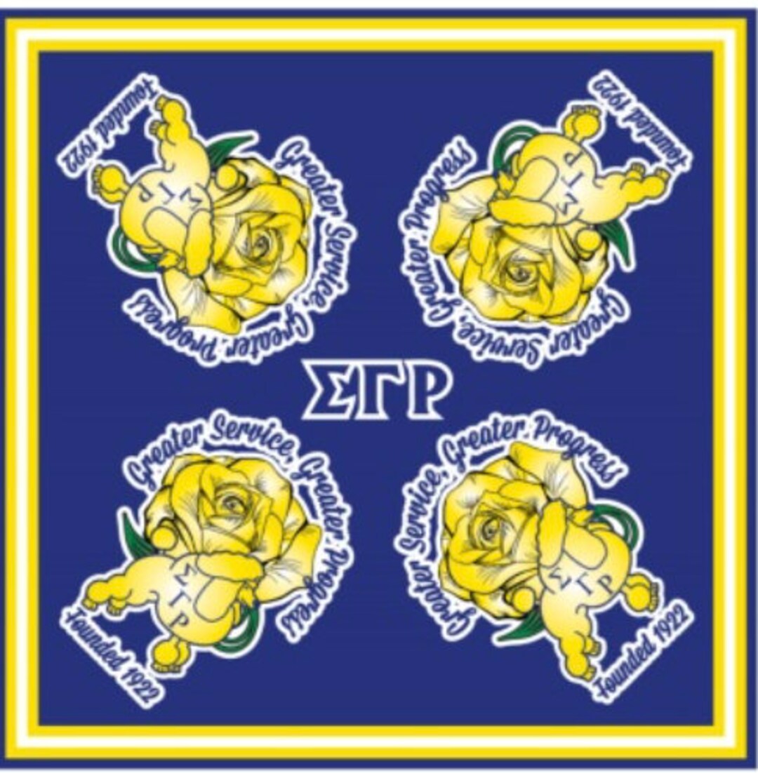 Sigma Gamma Rho Silk Scarf - Etsy