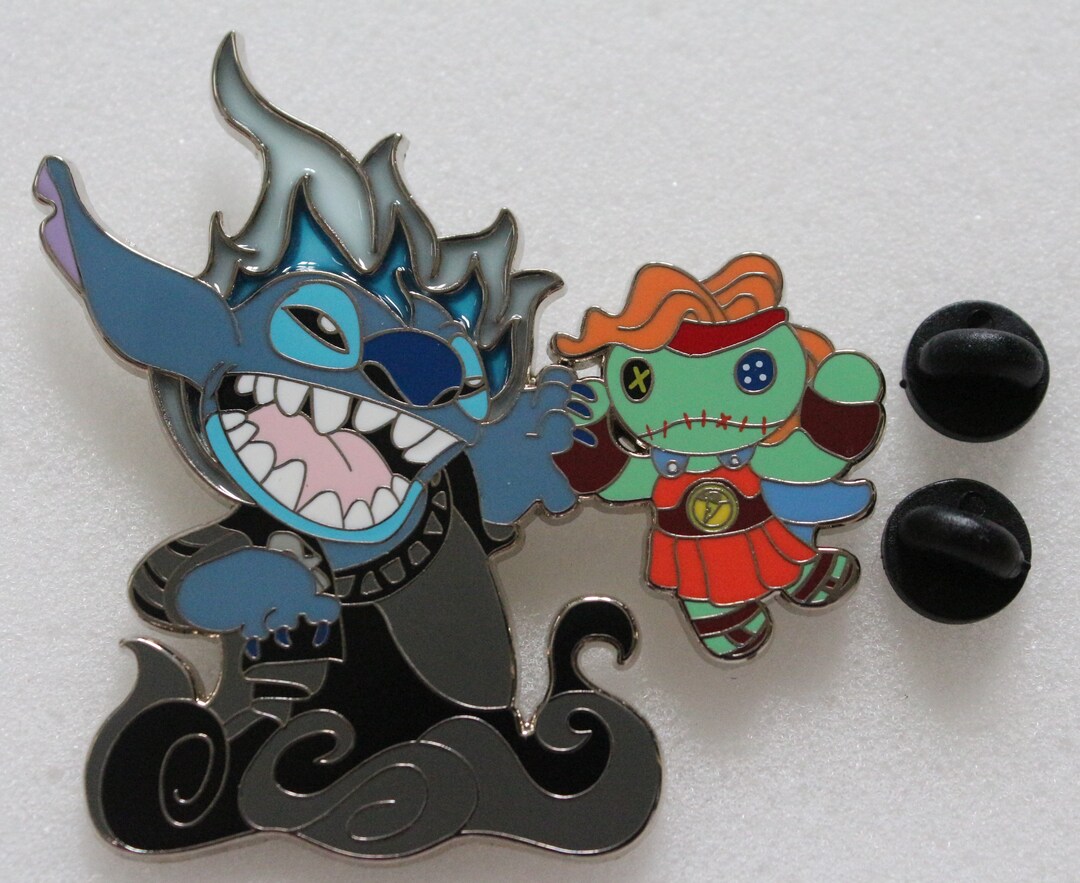 STITCH SCRUMP Lilo Stitch Hades Hercules Cosplay Fantasy Pin Dress up Costume Fun Cute Disney ...
