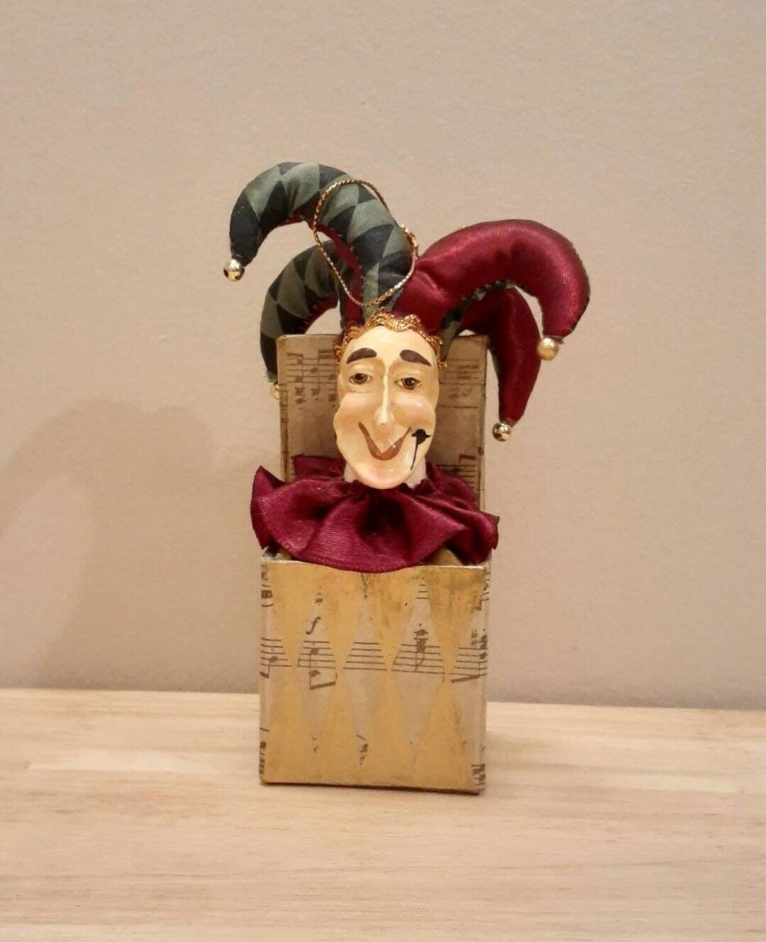 Katherine's Collection Jester in a Box Ornament - Etsy