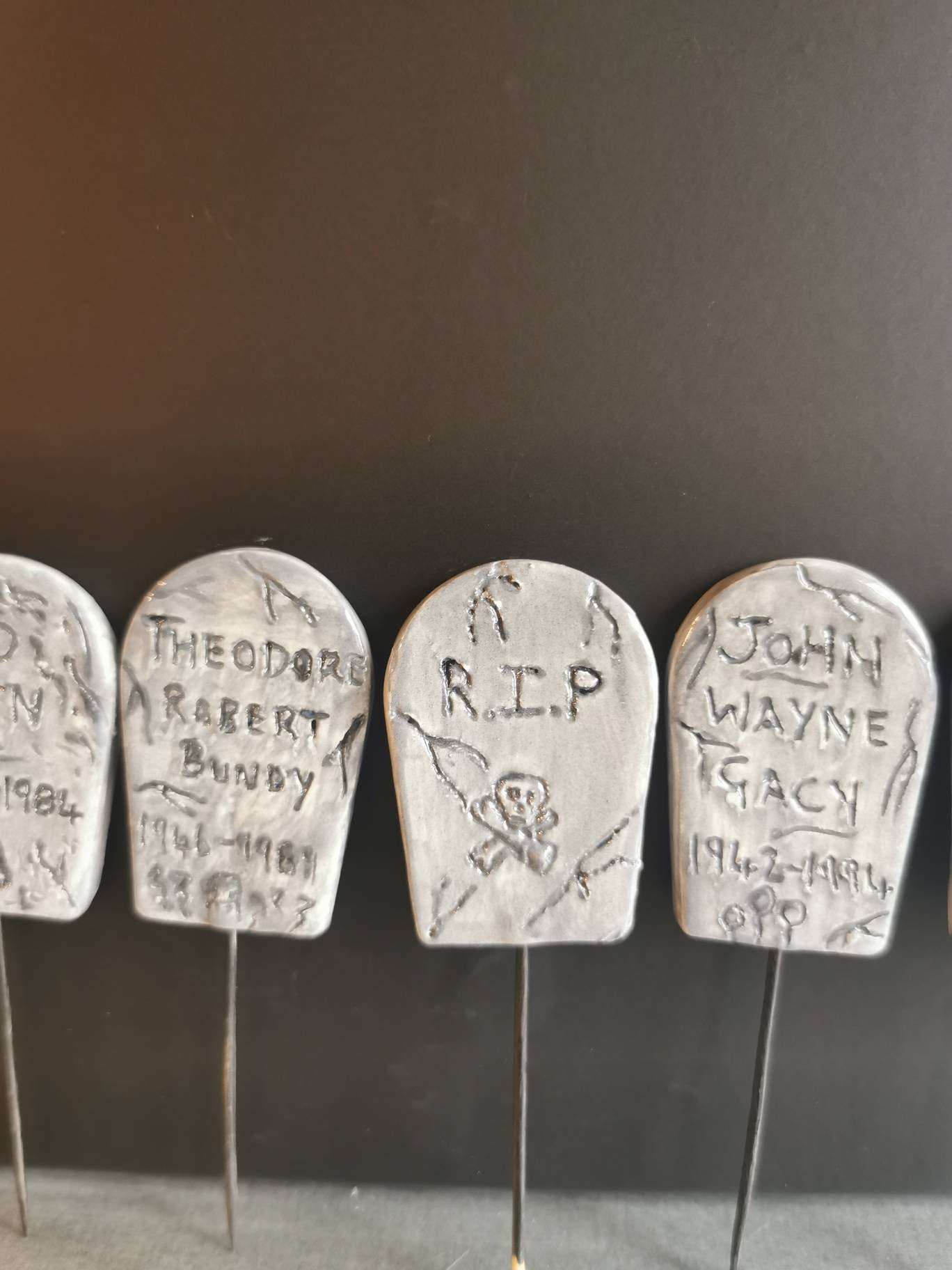 Serial Killer Inspired Tombstone. Plant Pot Decorations. Terrarium ...