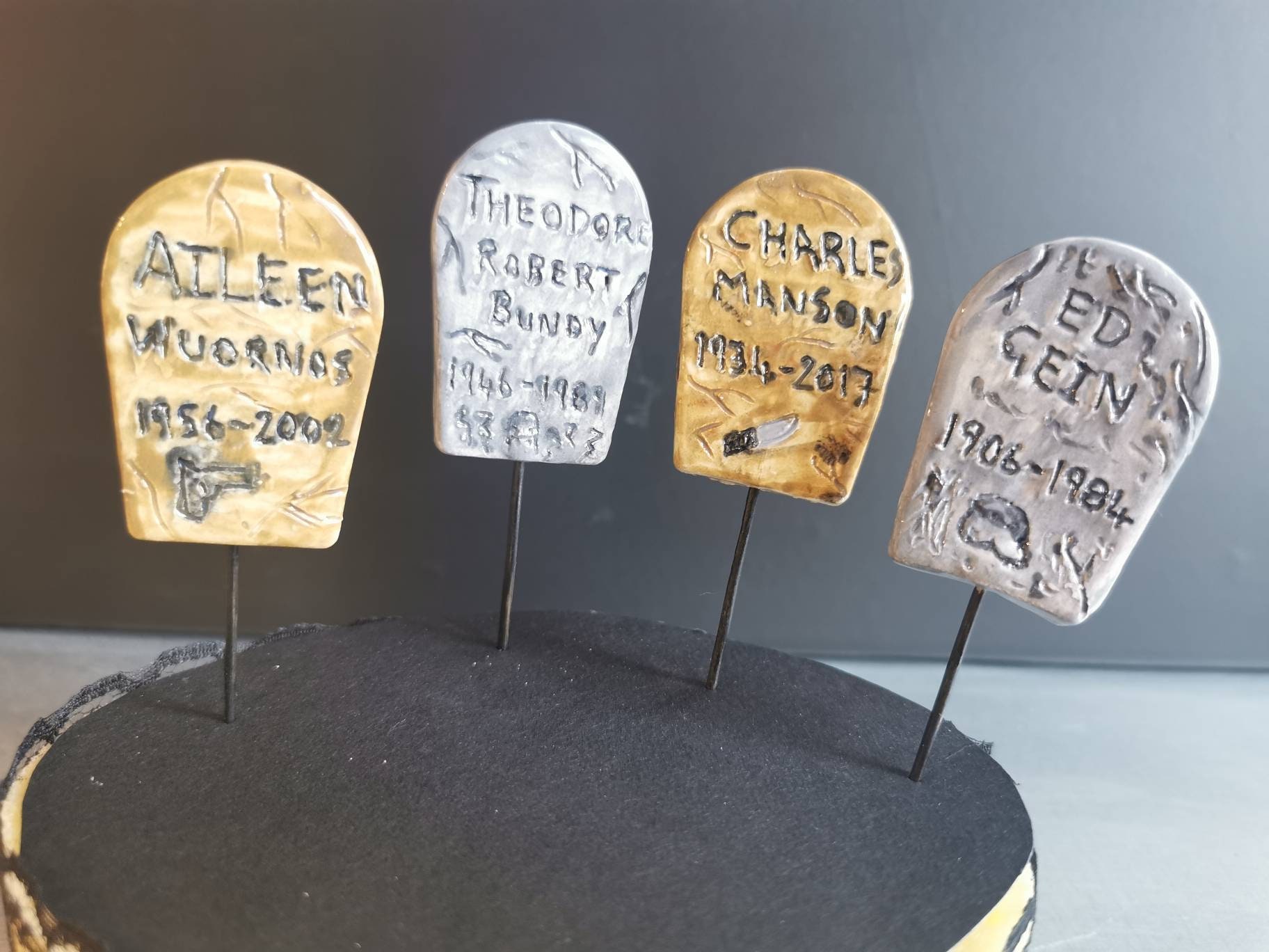 Serial Killer Inspired Tombstone. Plant Pot Decorations. - Etsy UK