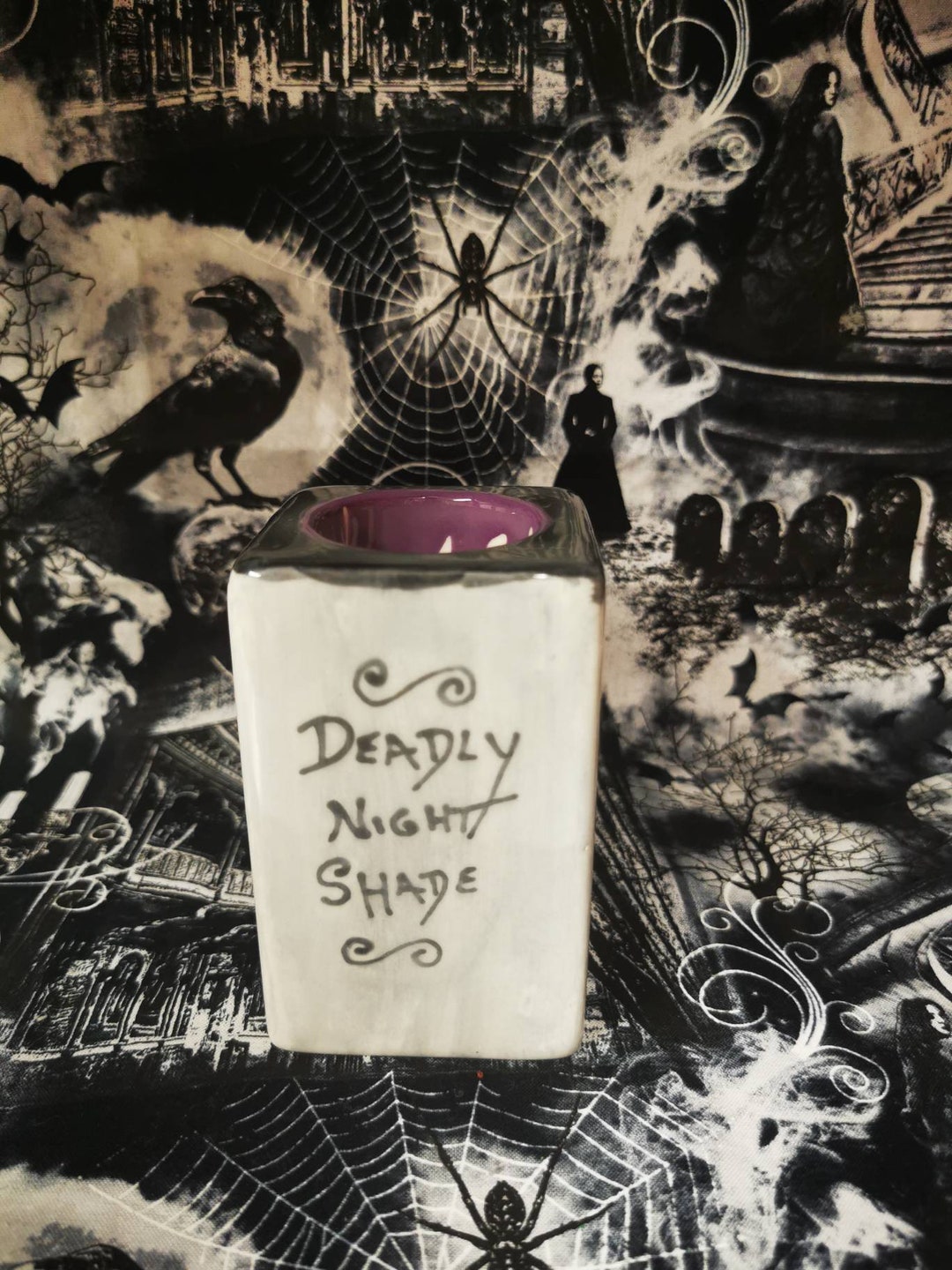 Deadly Nightshade Tea Light Candle Holder, Candlestick Holder ...