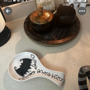 Gothic Spoon Rest, Bat Spoon Rest, Spooky Spoon Rest, Halloween Spoon ...