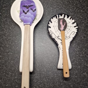 Gothic Spoon Rest, Bat Spoon Rest, Spooky Spoon Rest, Halloween Spoon ...
