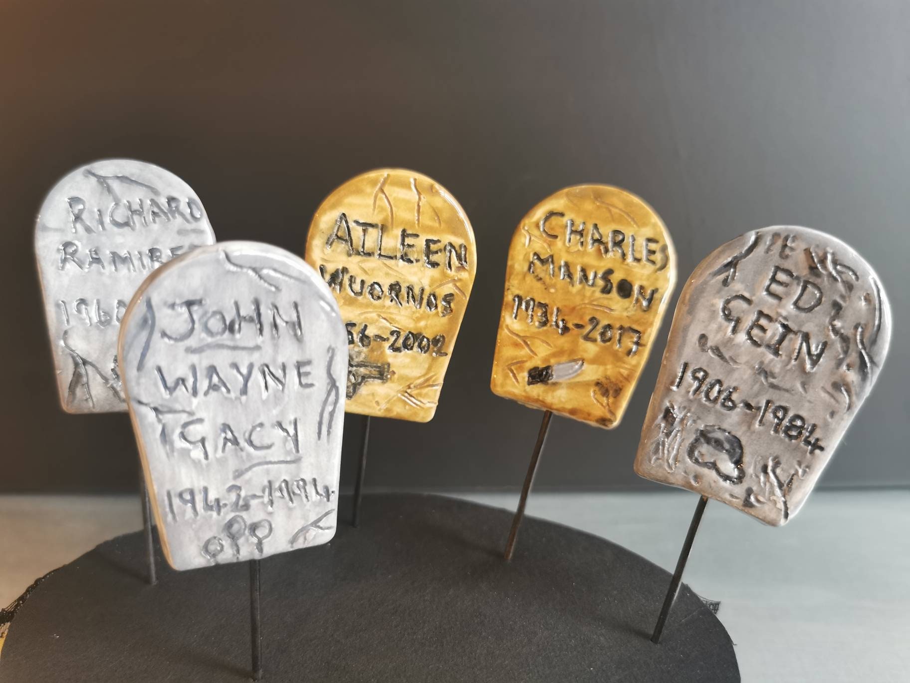 Serial Killer Inspired Tombstone. Plant Pot Decorations. Terrarium ...