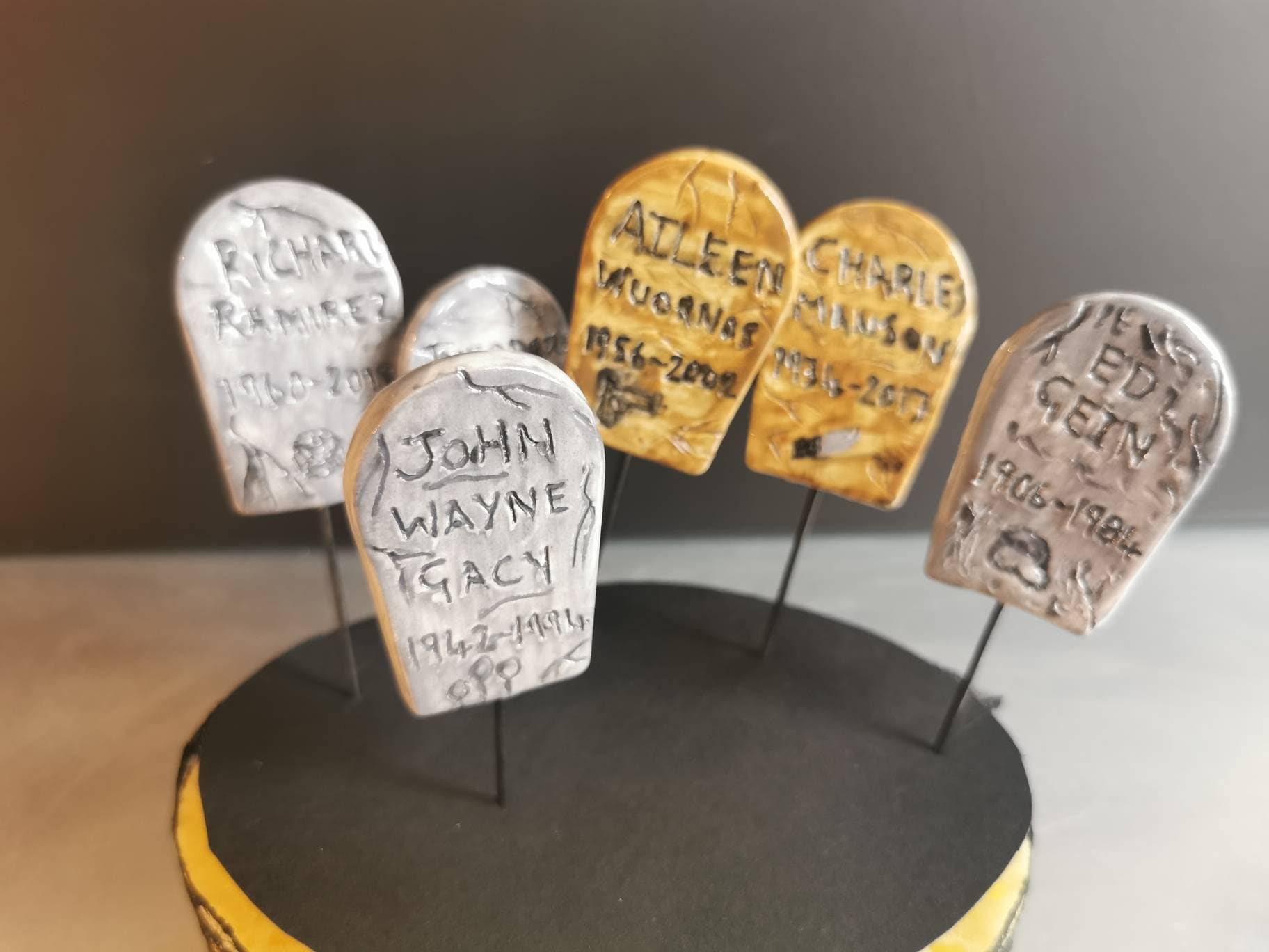 Serial Killer Inspired Tombstone. Plant Pot Decorations. Terrarium ...