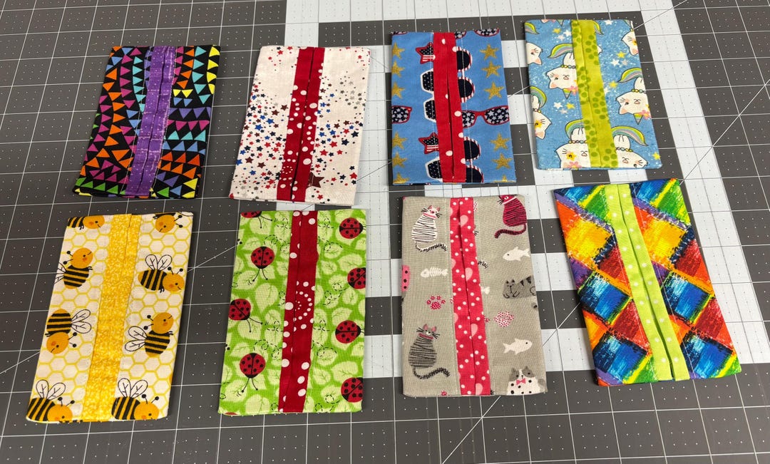 Handmade Fabric Travel Tissue Cover | Pocket Tissue Holder | Purse ...