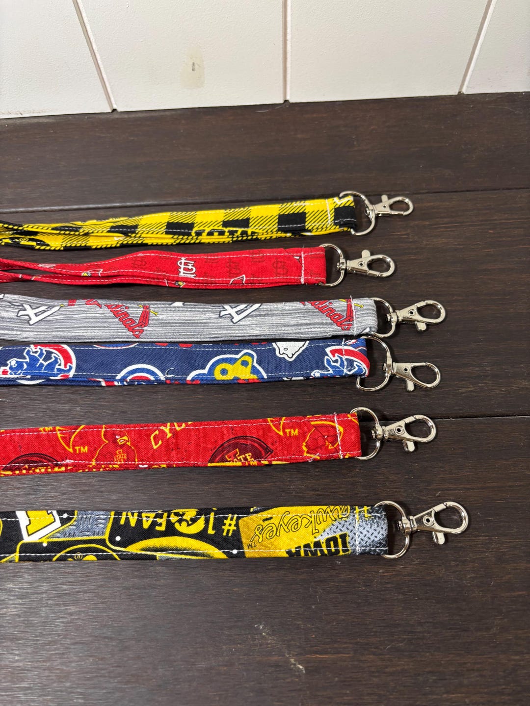 Handmade Fabric Lanyard With Swivel Clip | Cute Key Lanyard | Teacher ...