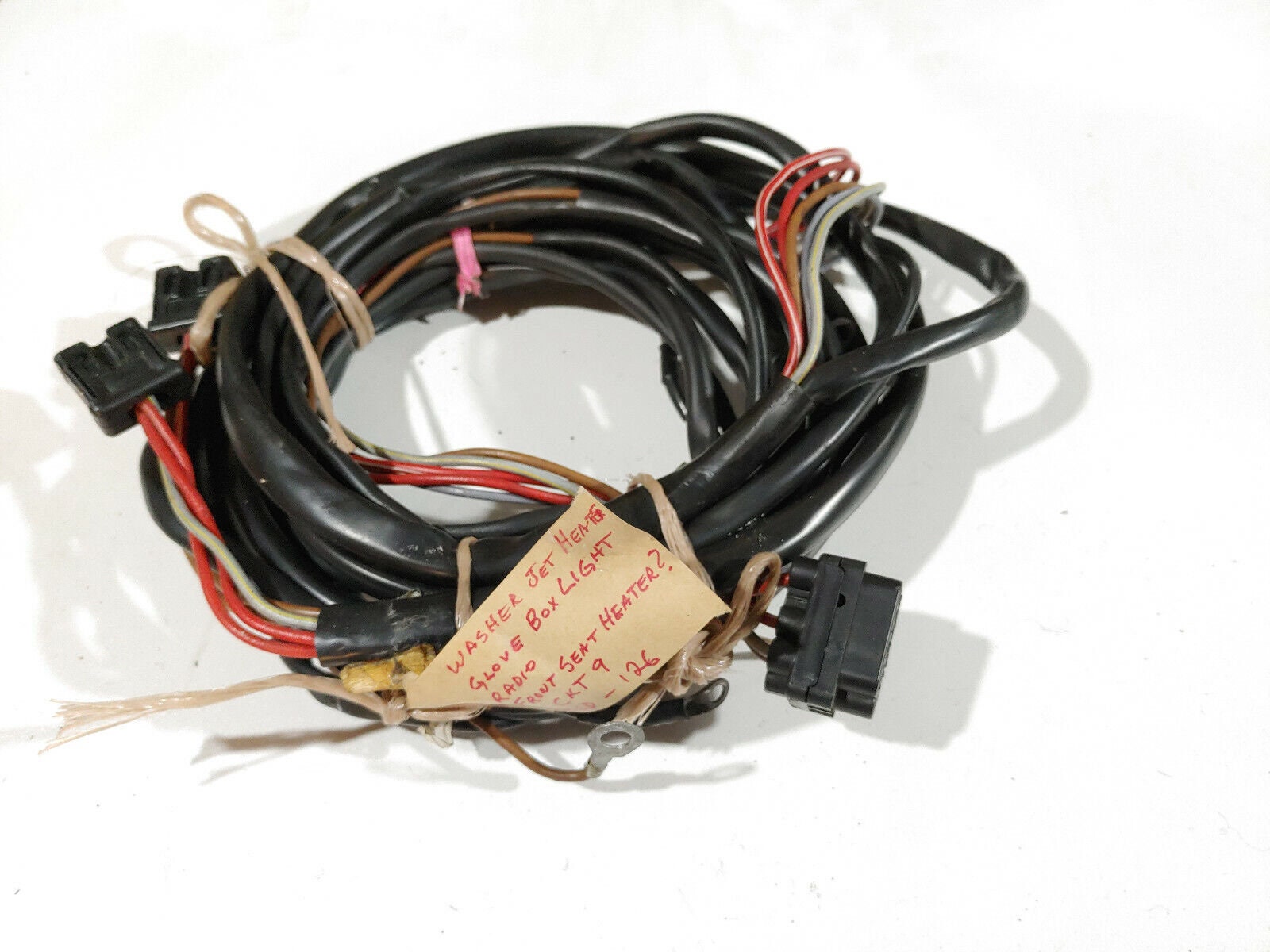 OEM Mercedes-benz W126 300SD Front Dash Radio Wiring Harness - Etsy