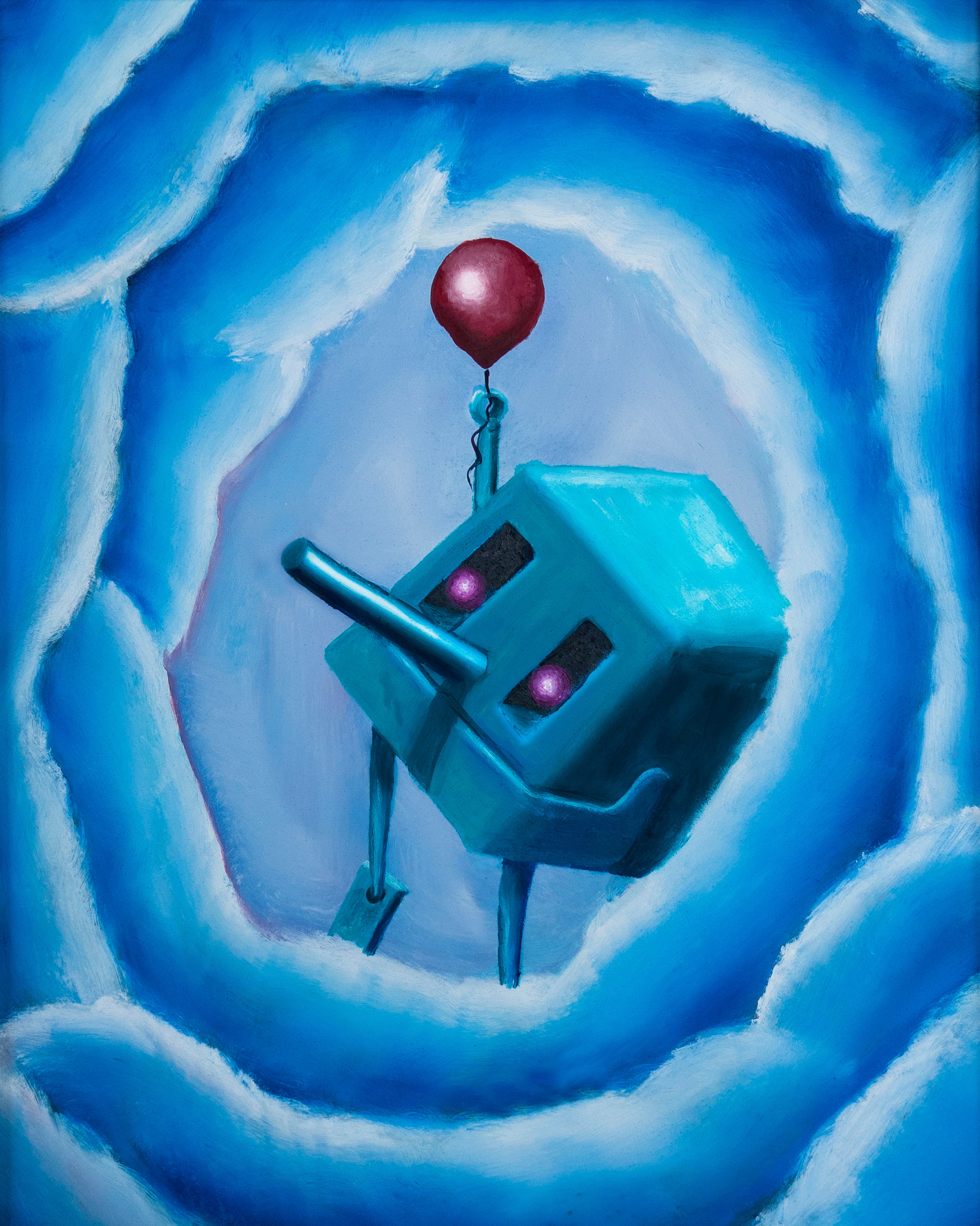 Print goodbye Little Robot Giclee Print Signed by the Artist John Hartt ...