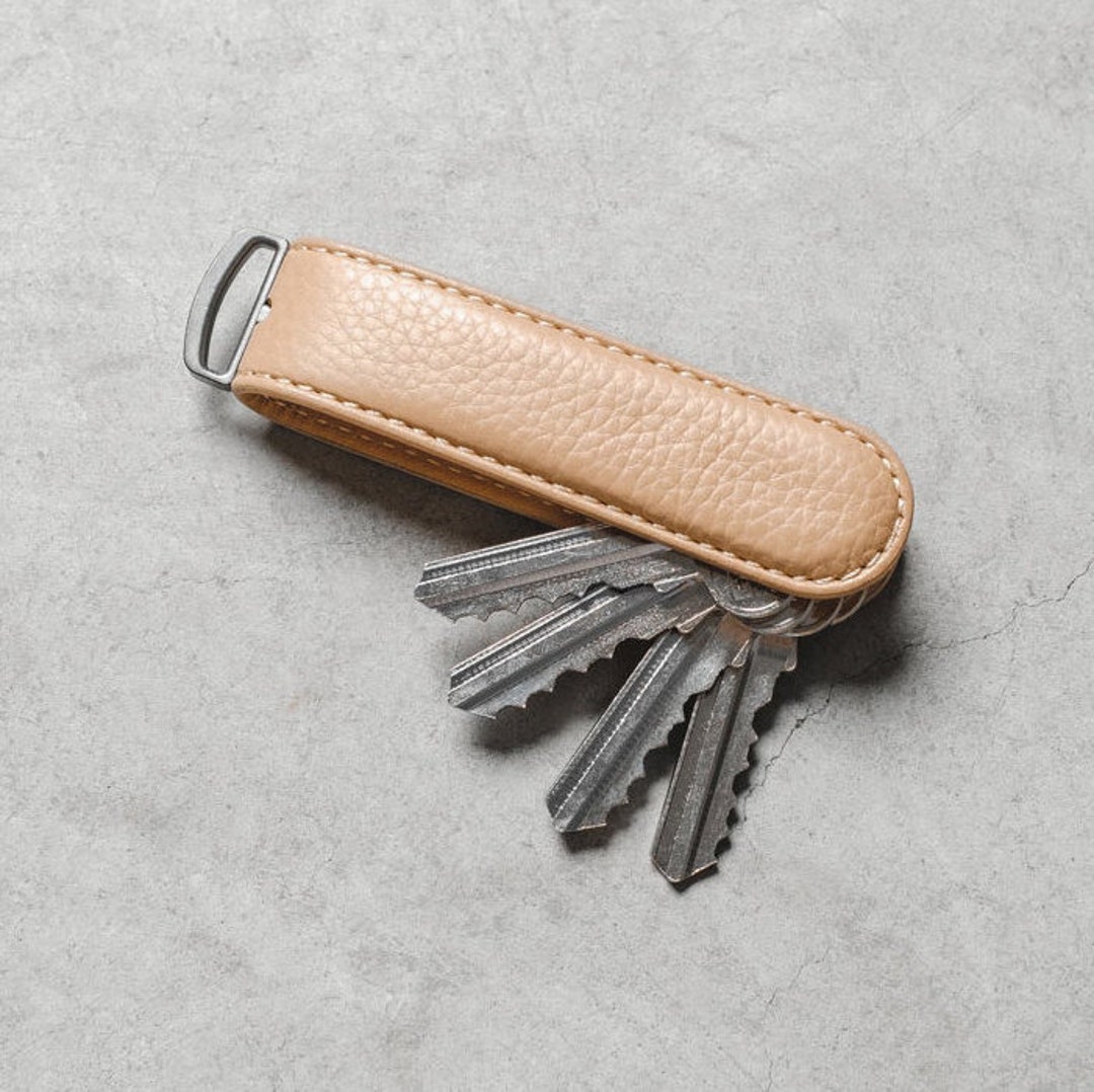 Genuine Pebble Leather Key Organizer, Key Holder, Key Chain, Keyring ...