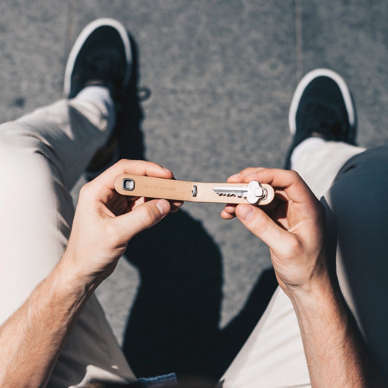 Italian Leather Key Organizer Key Holder Key Chain Keyring - Etsy