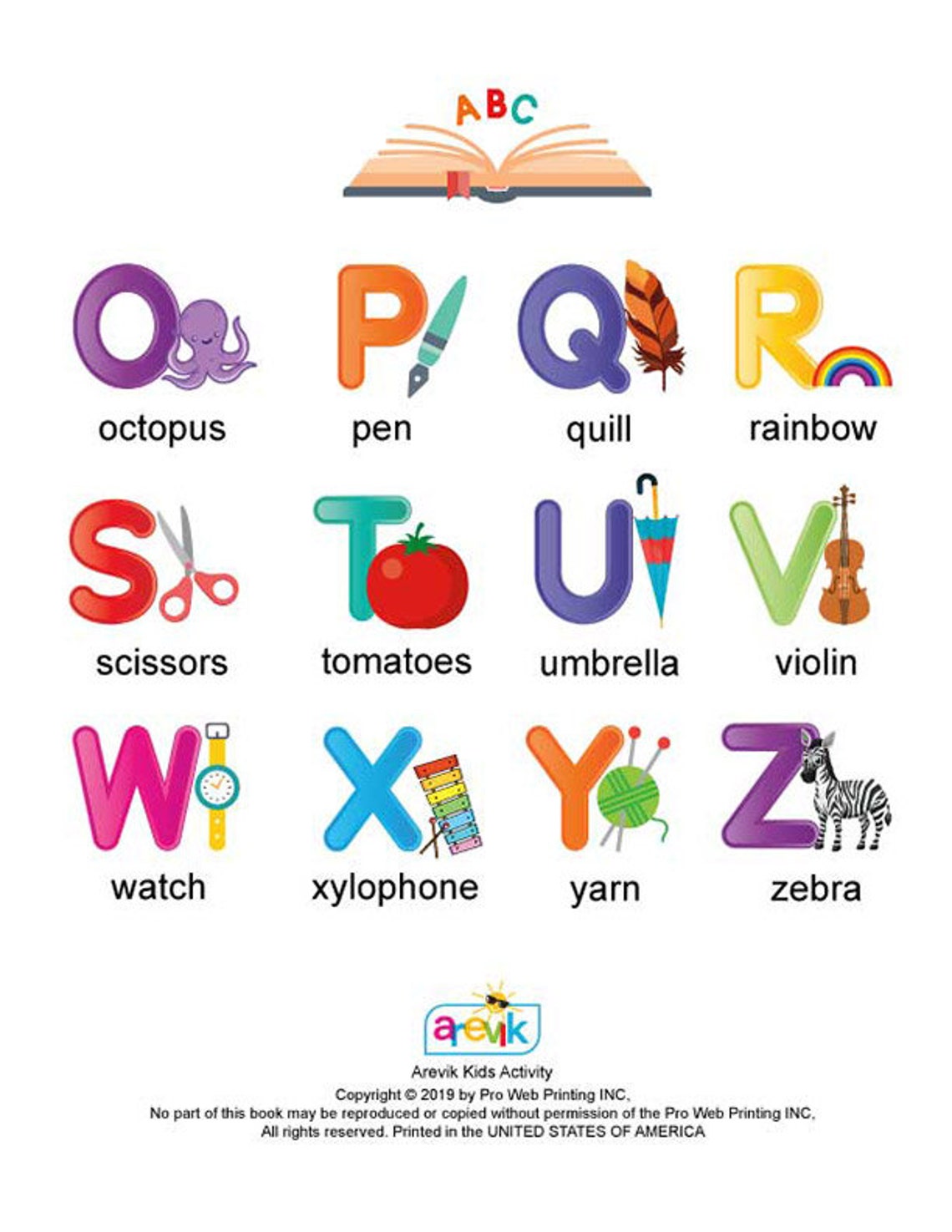 My First Alphabet Book, English Tracing Alphabets, Kindergarten ...