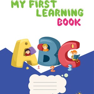English Alphabet Coloring Workbook: My First Learning Book - Etsy