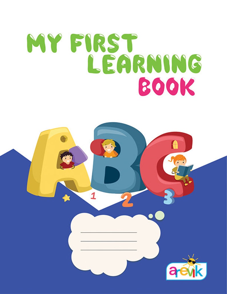 English Alphabet Coloring Workbook: My First Learning Book - Etsy